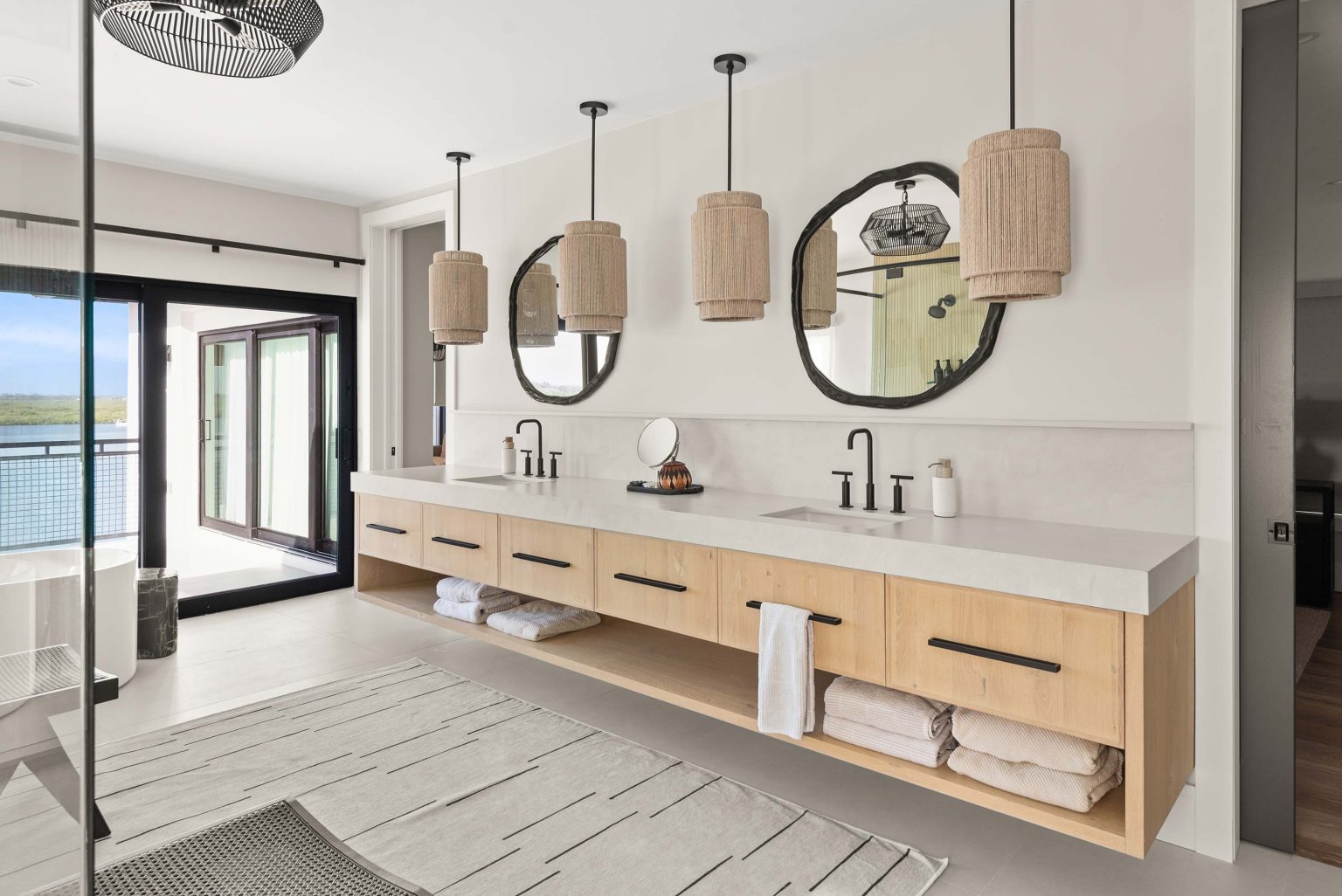 Luxury Beach Home Renovation: Blending Modern and Coastal Styles - S&W Kitchens